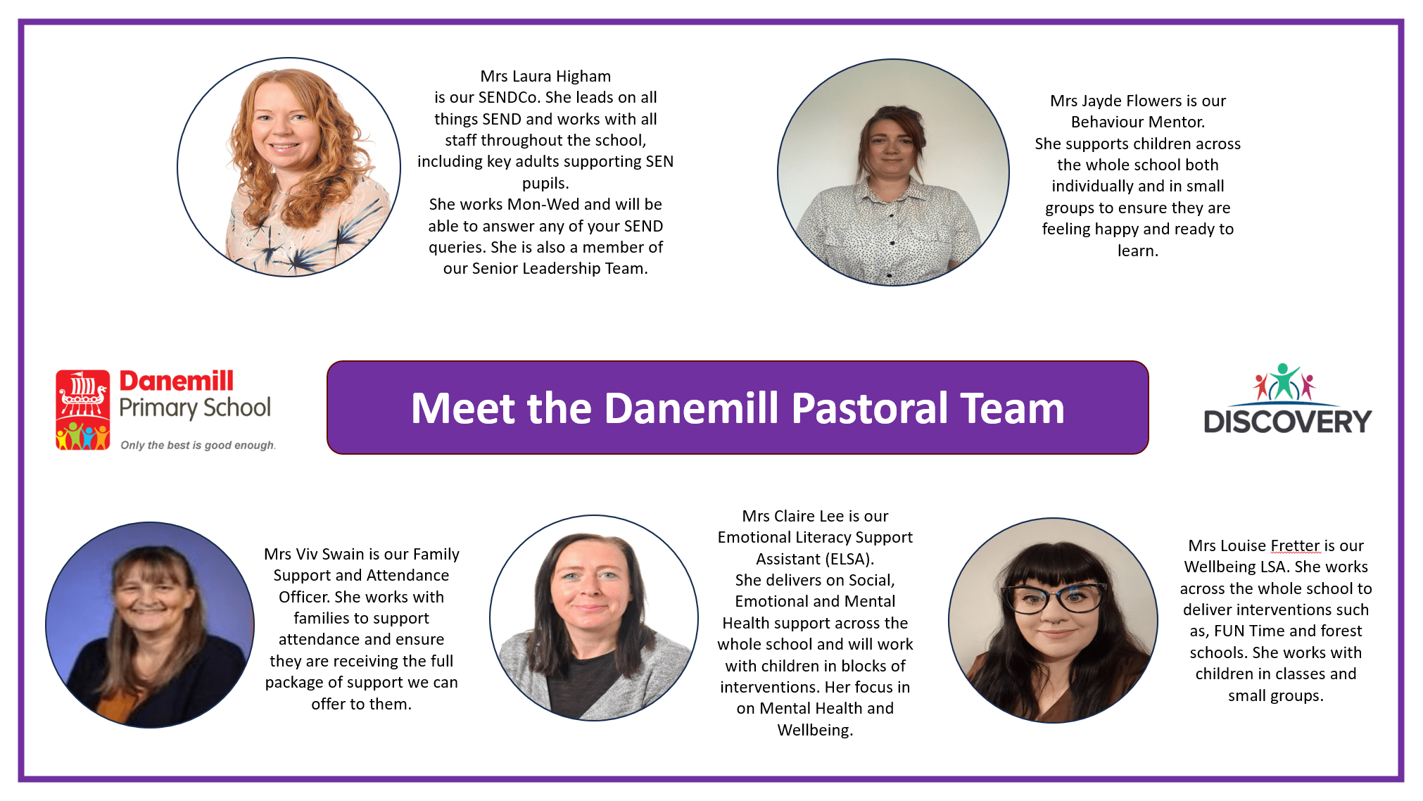 Our Staff – Danemill Primary School